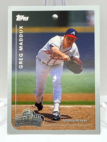 1999 Topps Opening Day Major League Baseball Card 11 Greg Maddux ...