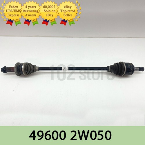 OEM Genuine 496002W050 Axle Shaft LH (Driver Side) For Hyundai Santa Fe ...