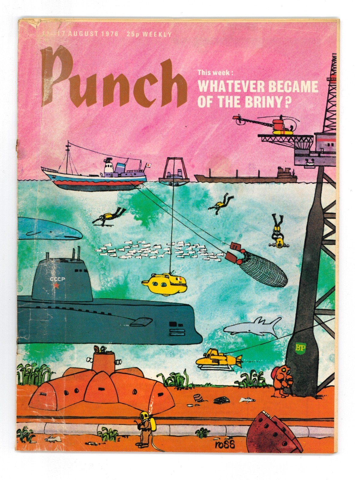 Punch Aug 1976 Bundle of 4 copies Vintage Original Satire Magazine | eBay