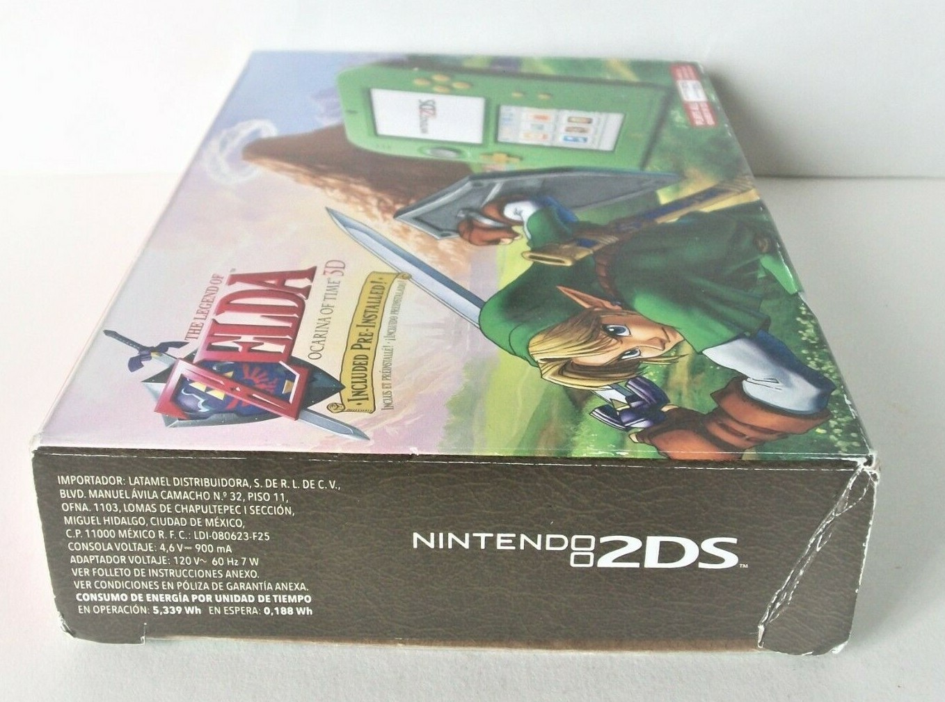 Nintendo 2DS Zelda Link Edition Box Only NO SYSTEM Empty Ocarina of ...