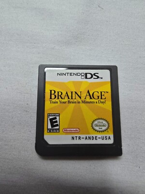 Brain Age - (Nintendo DS, DSi, DSi Xl, 3DS) Game Card Only Authentic | eBay