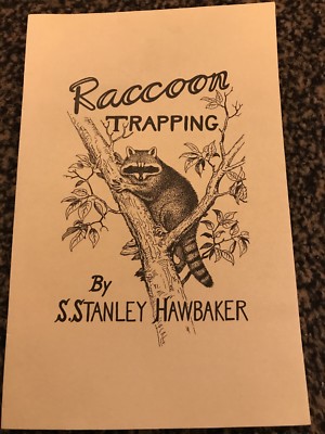 Raccoon Trapping Book By S. Stanley Hawbaker trap traps trapping | eBay