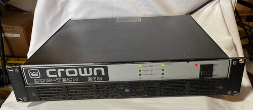 Crown Com-Tech 210 Professional Power Amplifier. Tested. Last One | eBay