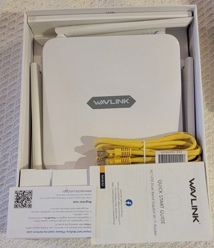 Wavlink AC1200 Dual Band Gigabit Wi-Fi Router Aerial G2 New In Box | eBay