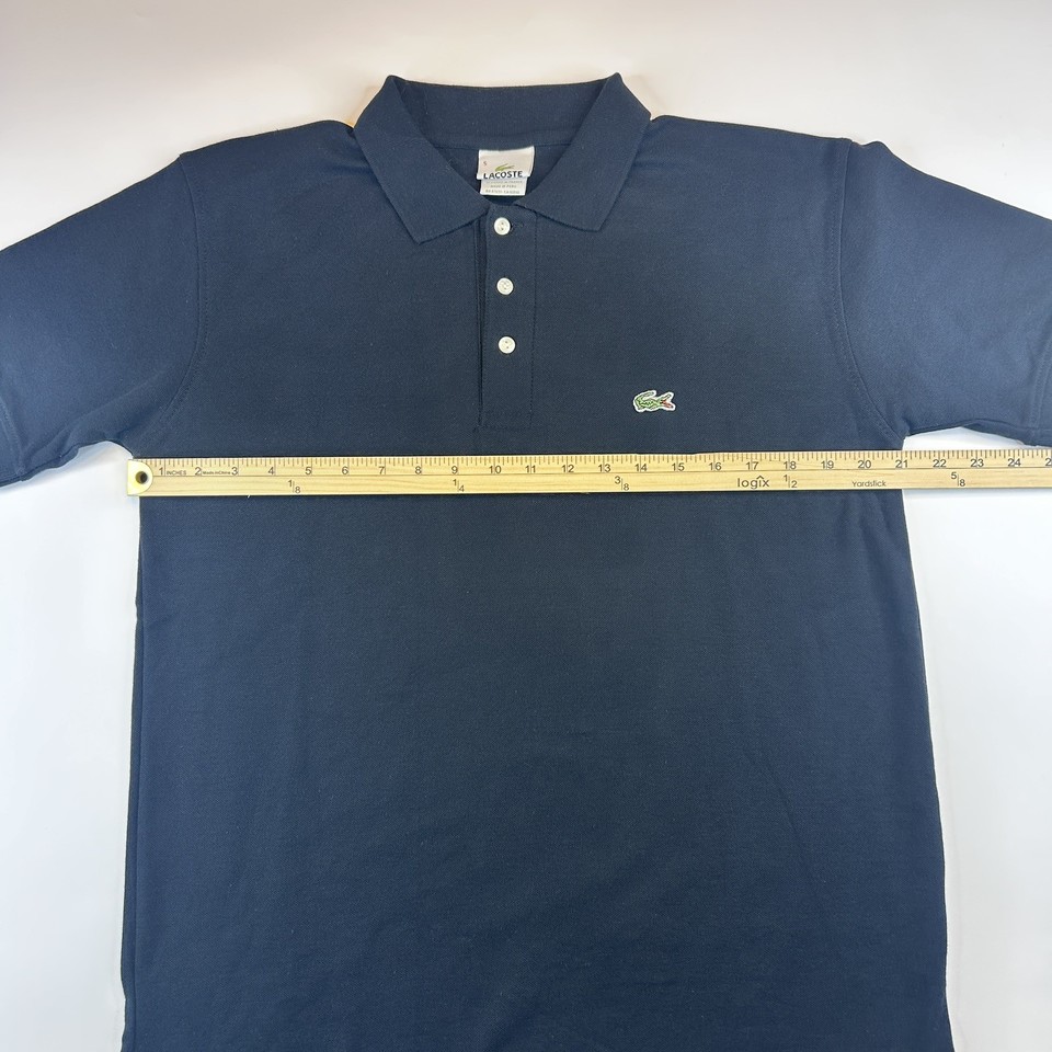 Lacoste Classic Pique Polo Shirt Navy Blue Size 5 Large Men’s Croc Logo Cotton | eBay