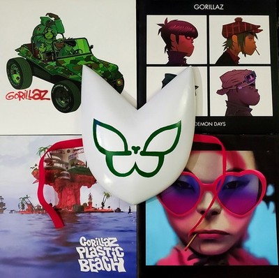 Gorillaz Noodle Mask Replica - Handmade, One of a Kind! | eBay