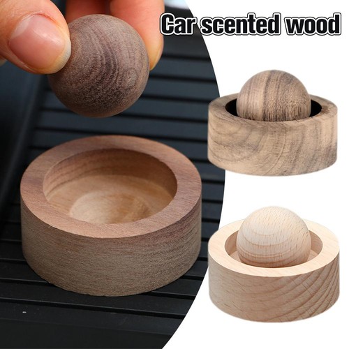 Car & Home Essential Oil Diffuser - Made of Wood Mini Cute Natural ...