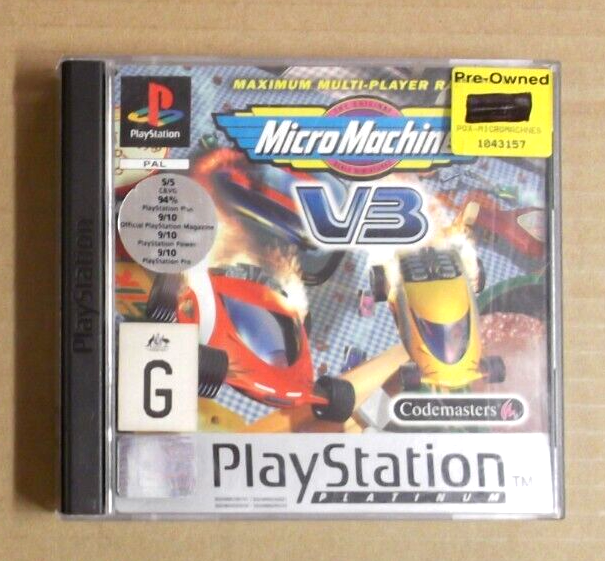 Micro Machines V3. Playstation. Complete with Manual. PS1 PAL. | eBay ...