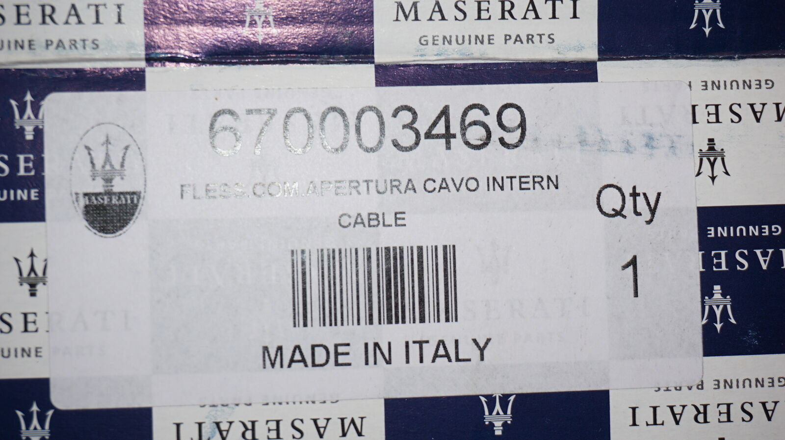 Maserati Ghibli Gearbox Emergency Trailing Cable 670003469 for sale ...
