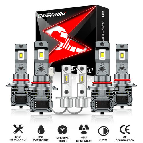 For Eagle Talon Hatchback 1992-1998 Cold White LED Headlight Fog Light ...