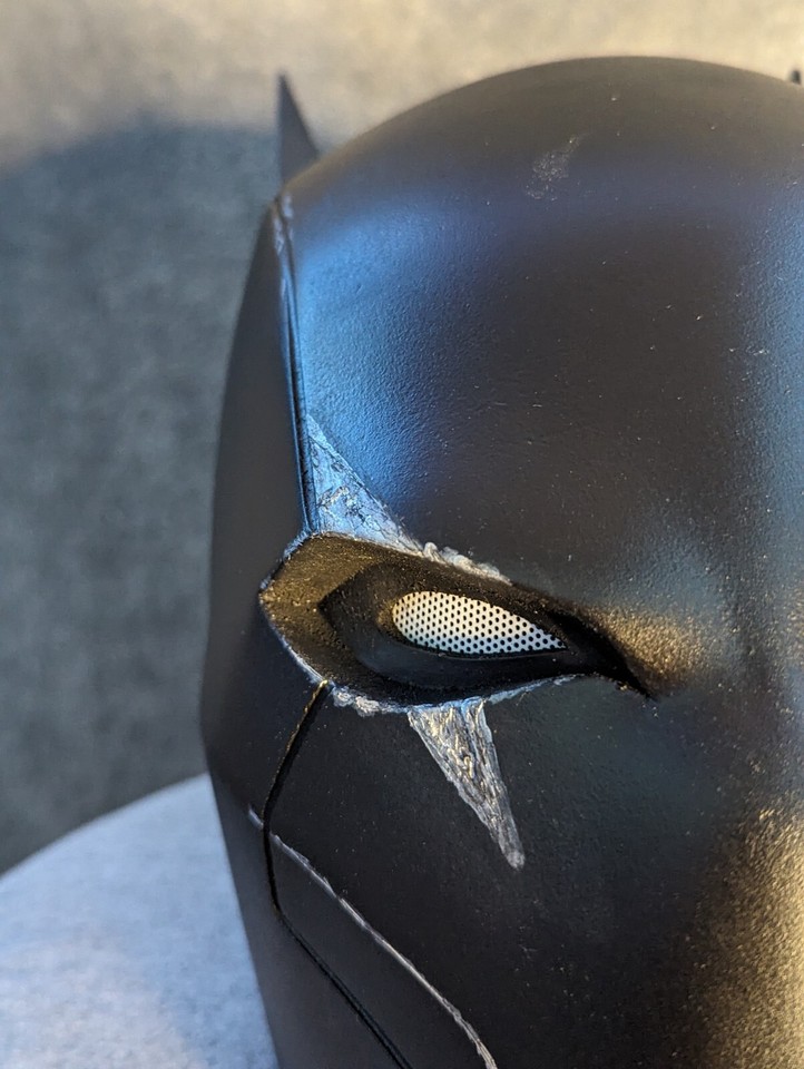 Custom Batman Beyond Black Padded Cosplay Full Helmet Mask Cowl 3d ...