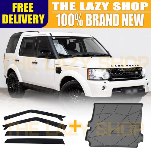 Luxury Weathershields & 3D Cargo Mat Boot Mat for Discovery 3 4 2004 ...