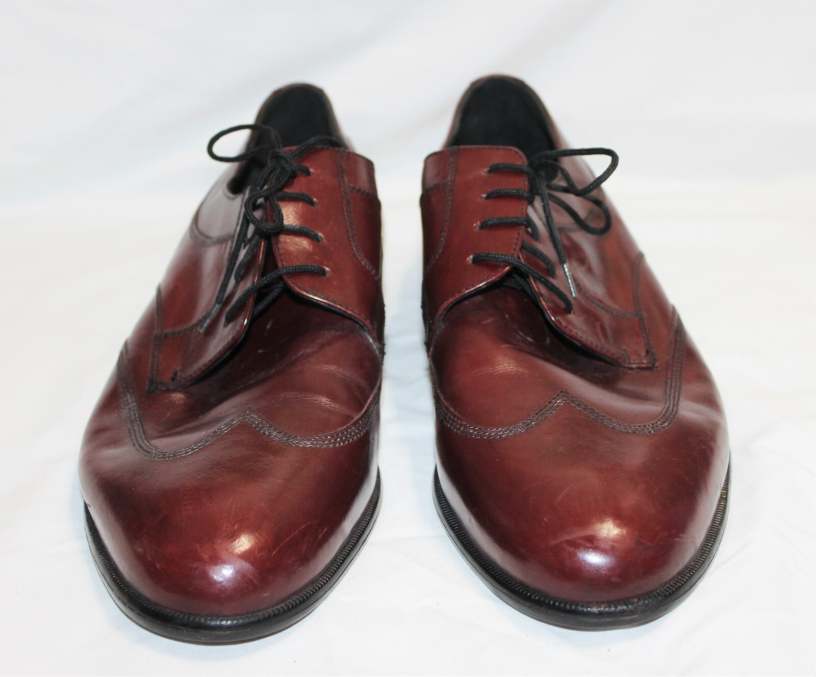Stanley Blacker Couture Men’s Size 12 Leather Lace Up Burgundy color ...
