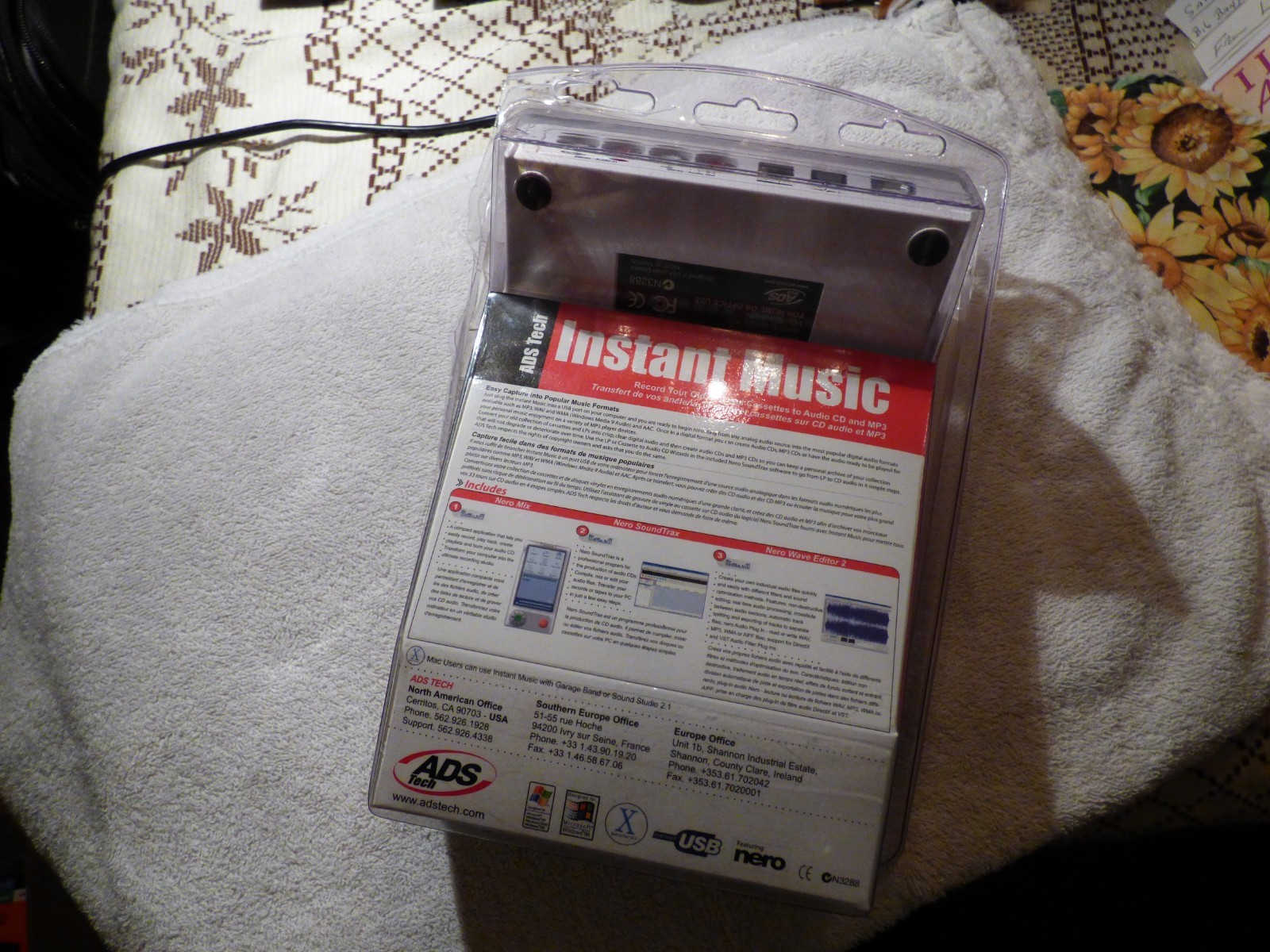 ADS Technologies Instant Music USB 1.0/1.1 (RDX150EF) Sound Card for ...