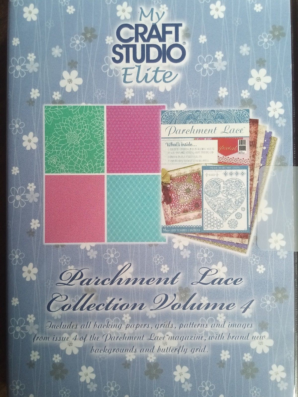 New My Craft Studio Elite Parchment Lace Collection Volume 4 CD ROM ...