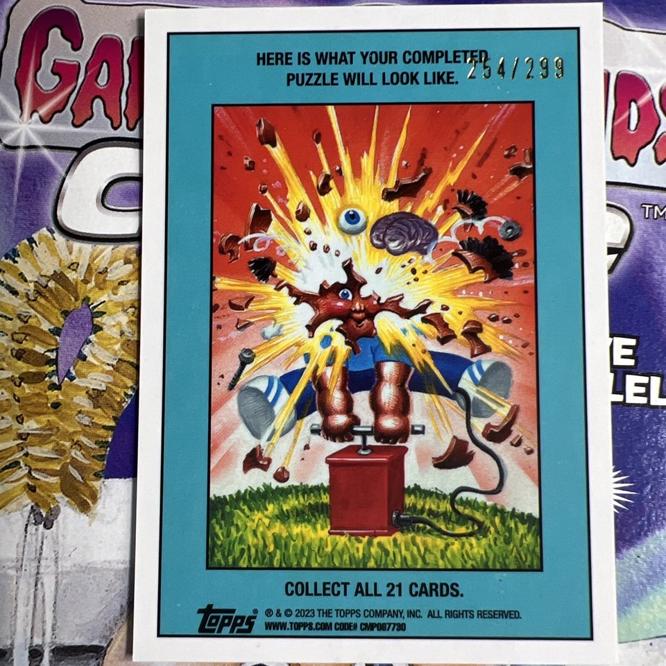 2023 Garbage Pail Kids Chrome Series 6 Green Refractor #242a Clean ...