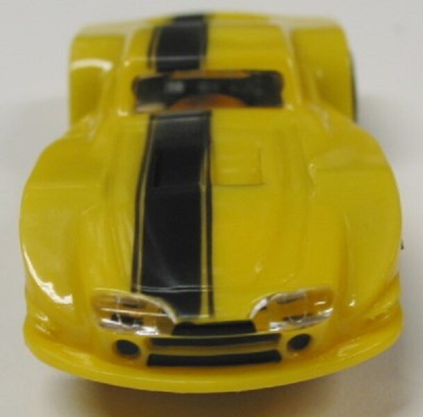 JAG Hobbies Augoran HO Scale Slot Car with TR-3 Chassis - Yellow ...