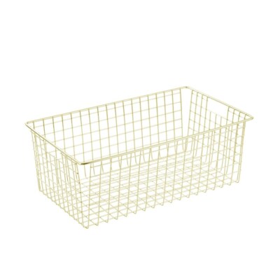 Boxsweden 40x15cm Wire Storage Basket Kitchen/Bathroom Organiser ...