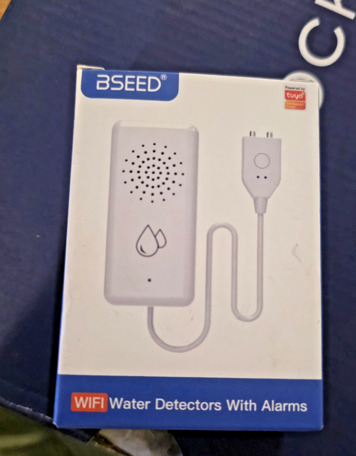 WiFi Water Leak Detector, Smart Water Sensor with Cable, 85dB Audio/App ...