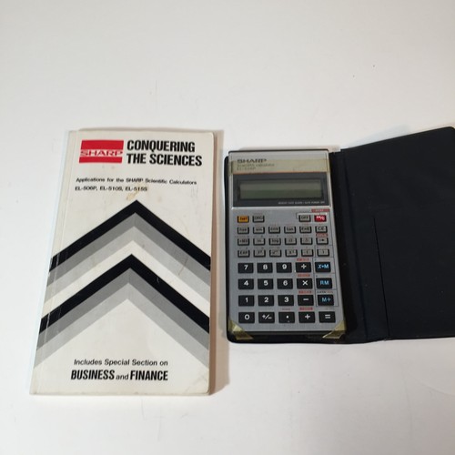 Scientific Calculator -SHARP EL-506P With Book Vintage-Needs Fixed ...