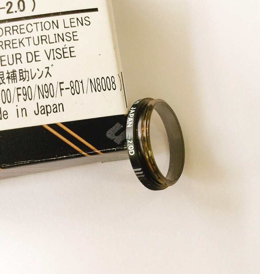 Nikon -2.0 Eyepiece Correction Lens for F100,F90,N90,F-801,N8008 ...