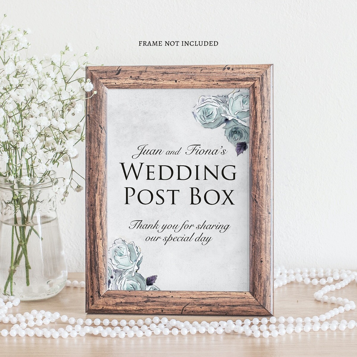 Letter Box Wedding Sign