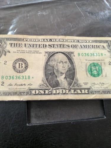 Duplicate 2013 STAR Note (B) Series Serial Number B03636318* | eBay