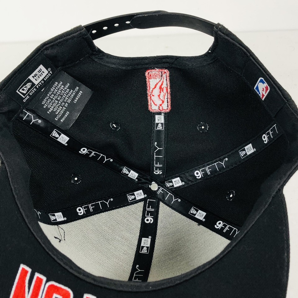 Men's New Era Black Houston Rockets Team Color Pop 9FIFTY Snapback Hat ...