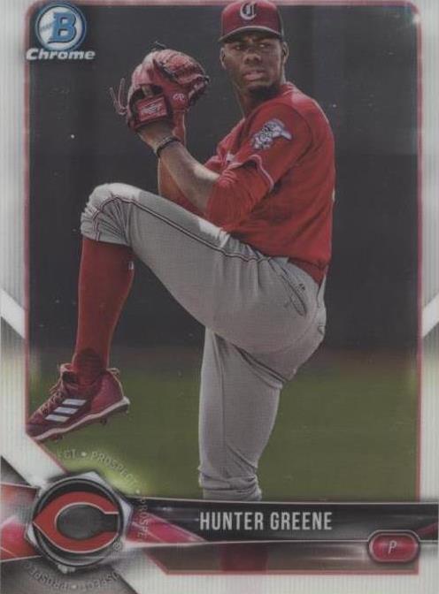2018 Bowman Draft - Chrome Hunter Greene #BDC-58 (RC) for sale online ...