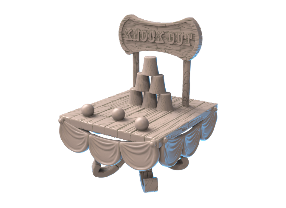 Fantasy Carnival Terrain – 3D Printed Fairground Scenery for 28–32mm ...