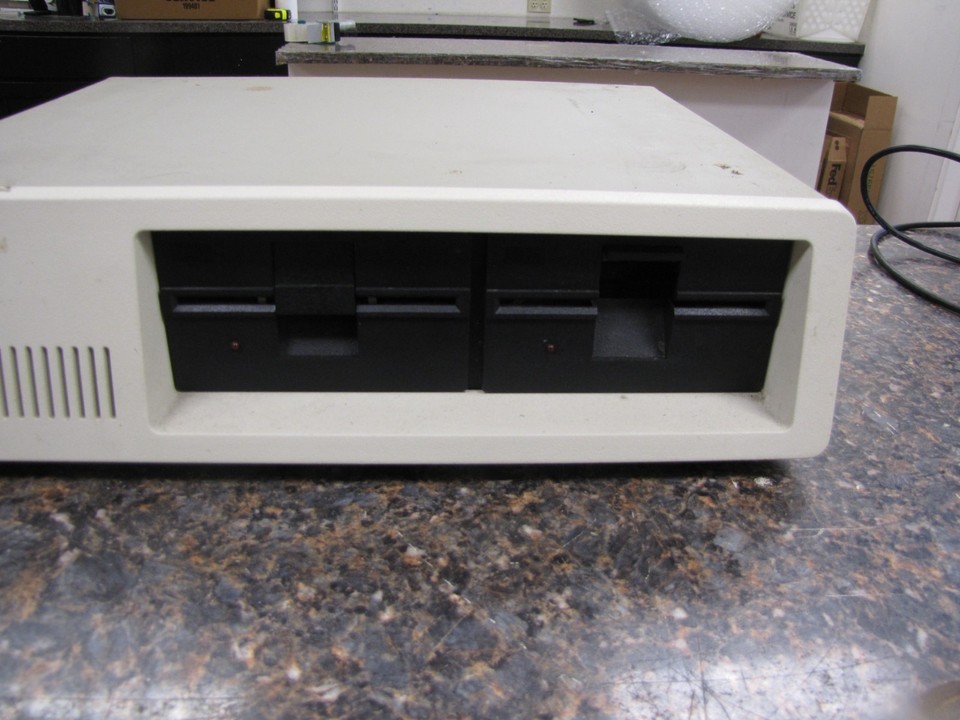 Vintage IBM 5150 Personal Computer with Dual Drives and Cards - Bad ...