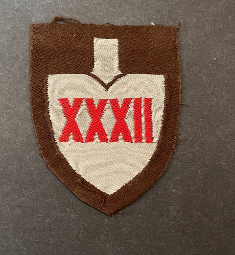RARE ROMAN NUMERAL WWII German OFFICERS youth Unit XXXII 32 RAD SLEEVE ...