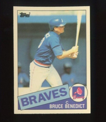 1985 TOPPS TIFFANY #335 BRUCE BENEDICT ATLANTA BRAVES | eBay