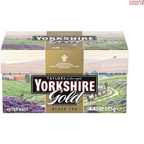 Yorkshire Gold Tea - 200 Count Pack, Brisk Flavor with Ethical ...