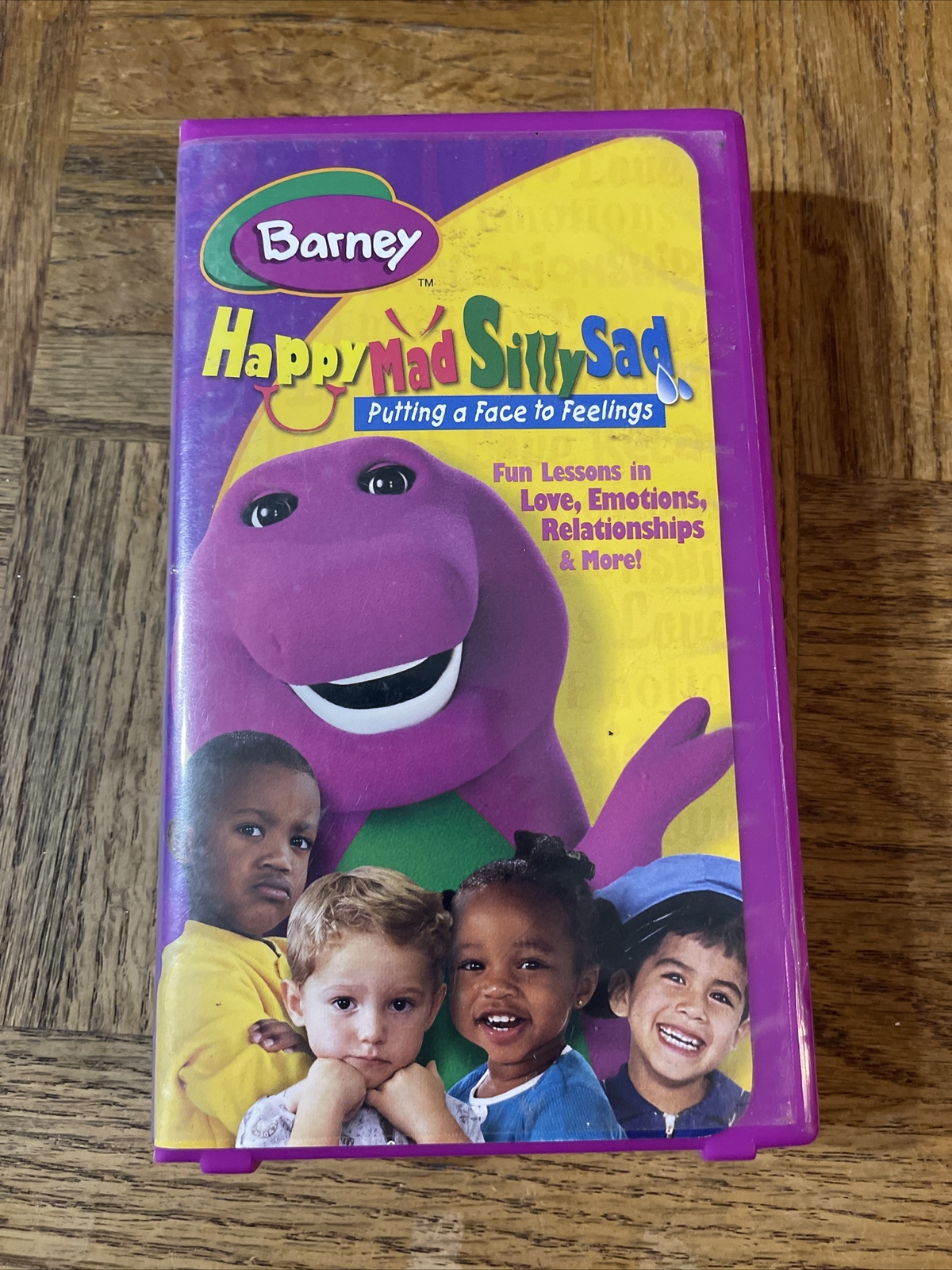 Barney Happy Mad Silly Sad VHS | eBay