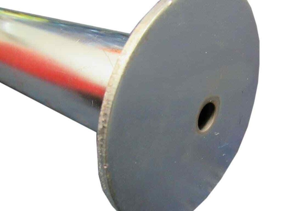 Trailer Prop Stand Drop Tubes & Clamps 48MM x 600MM X2 (Caravan Support ...