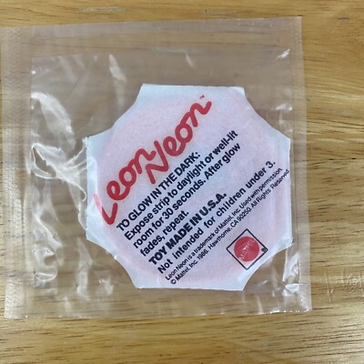 Vintage 1986 LEON NEON Mattel Glow in the Dark Shoelace Rope | eBay