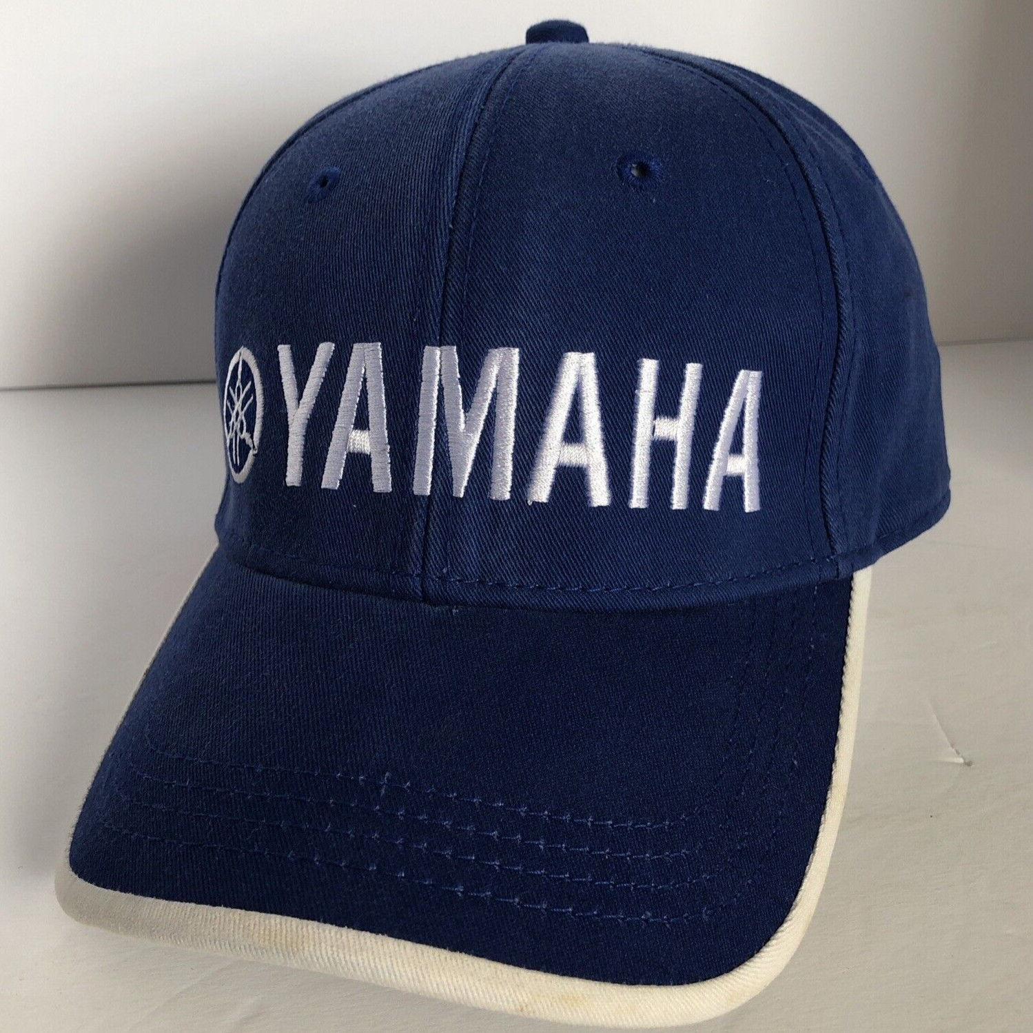Yamaha Outboards Official Team Gear Cap Hat Blue Whit… - Gem