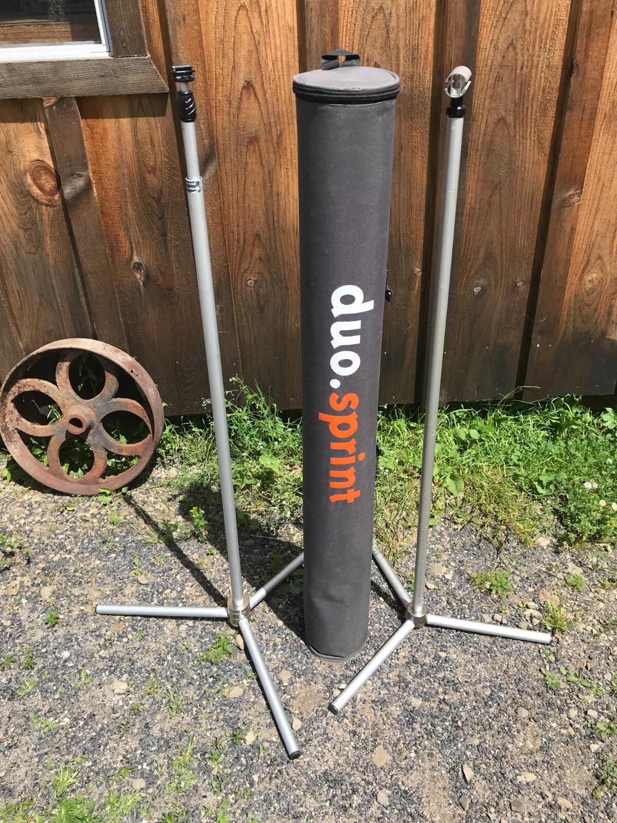 Cylinder Traveling Case 44 x 6 Includes Some Type of Collapsible Stands ...