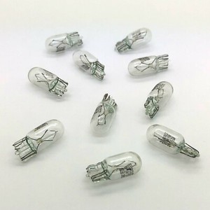 10 x Eurolec 501 W5W Car Sidelight Side Light Bulb 12v 5w Push Fit - E ...