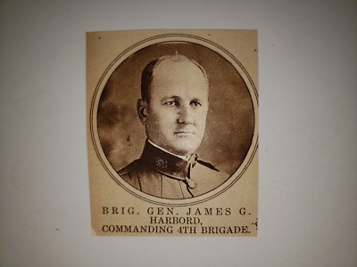 James Harbord General 4th Brigade Bloomington IL 1918 MW Pictorial ...