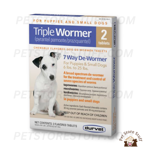 Durvet Triple Wormer - Dog/Puppy De-Wormer - ALL Sizes - FAST FREE ...