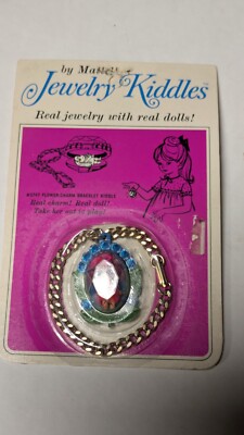 VERY RARE! Vintage 1967 Liddle Kiddles Jewelry Flower Charm Bracelet ...