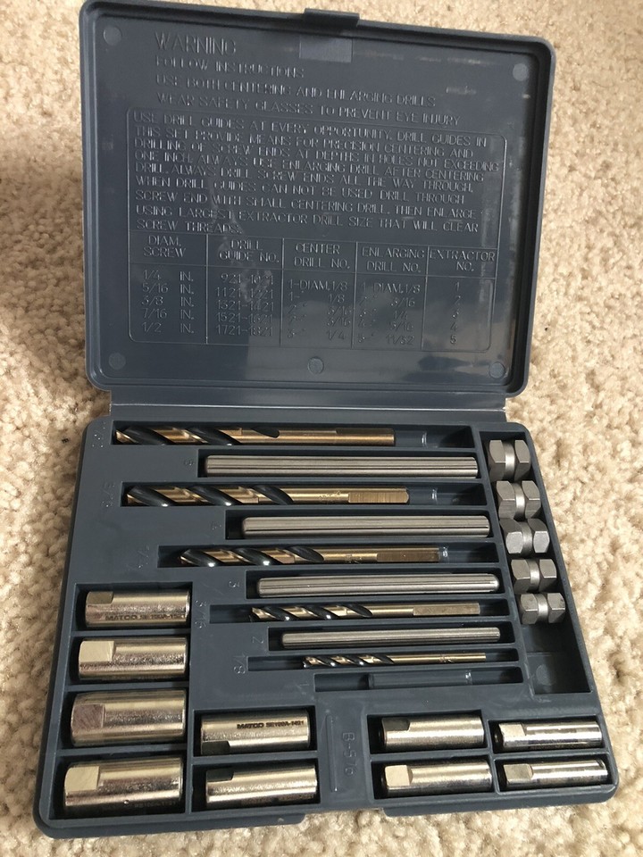 NEW!!! Matco Tools 25pc Screw Extractor Set - SE100A | eBay