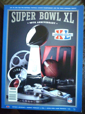 SUPER BOWL XL PROGRAM 2006 | eBay