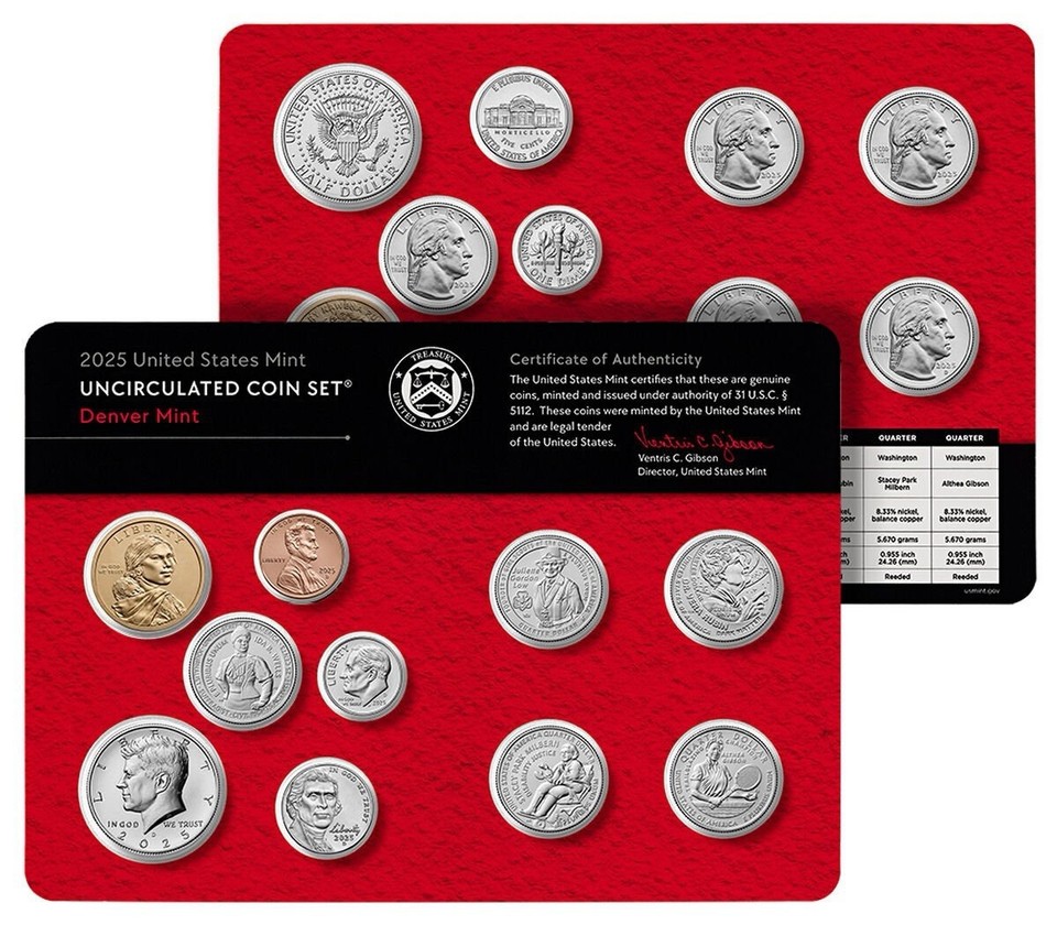 2025 United States Mint Uncirculated Coin Set P&D 25RJ SEALED | eBay