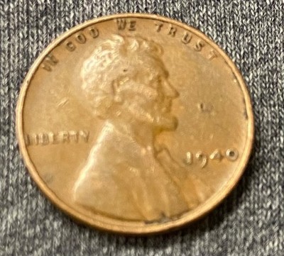 Rare 1940 Lincoln Wheat Penny No Mint Mark Very Rare Coin | eBay