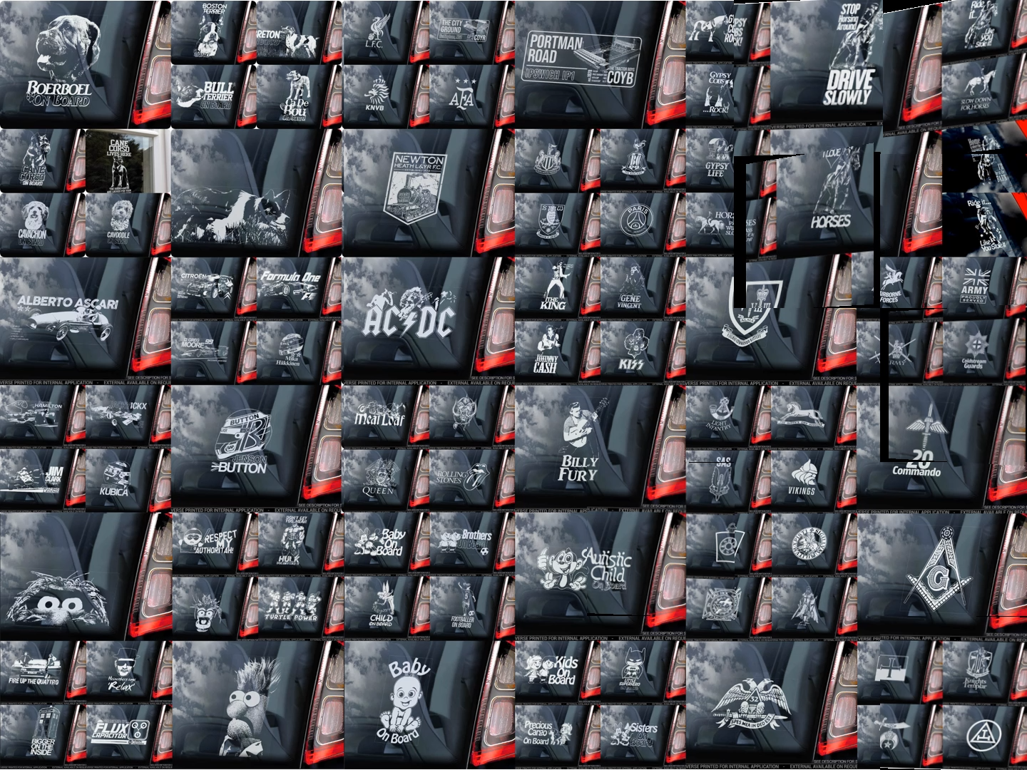 Royal Marines Commando Veteran, Car Window Sticker, Military Army Para ...