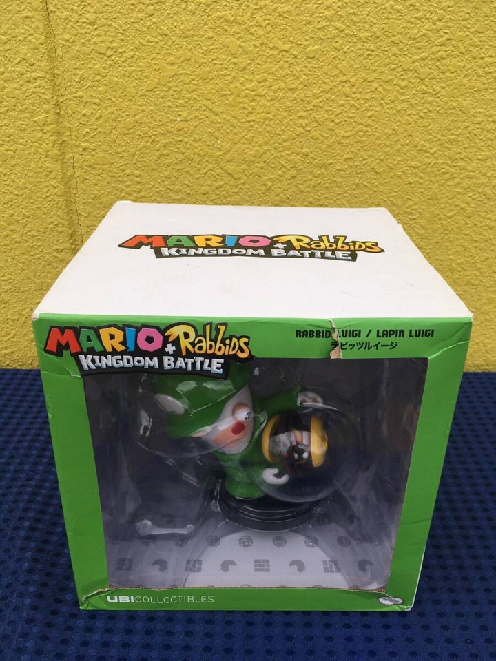 Brand New Unopened Mario + Rabbids Kingdom Battle Rabbids Luigi 6 inch ...