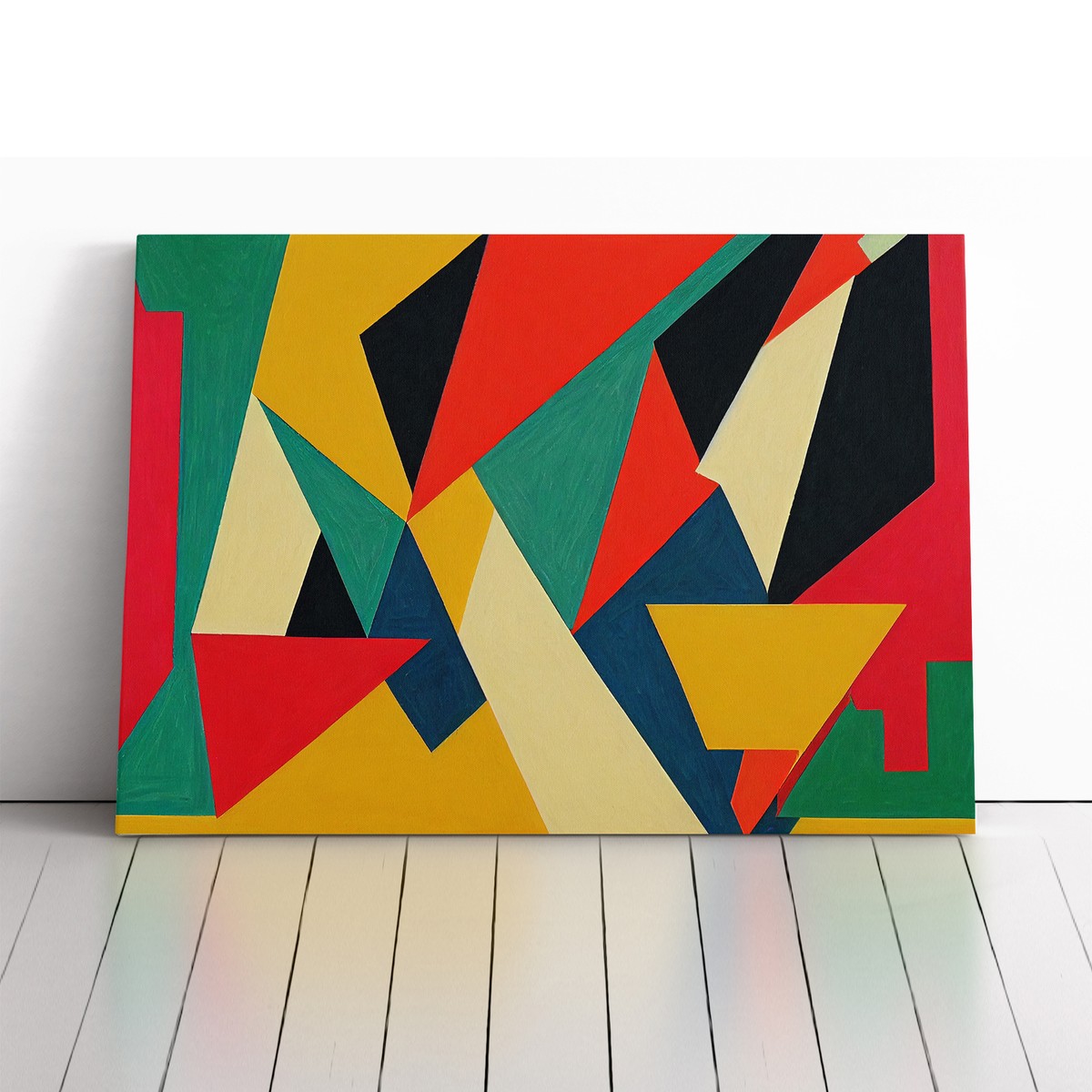 Famous Abstract Shape Art Buy Warm Colors Bauhaus Geometry2 Abstract